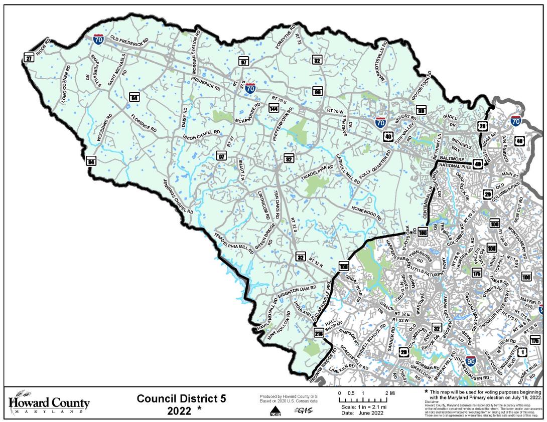 District 5 | Howard County